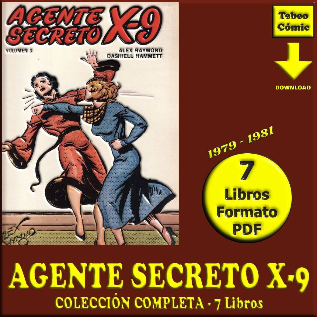 AGENTE SECRETO X-9 - 1979 – Colección De 7 Libros En Formato PDF ...