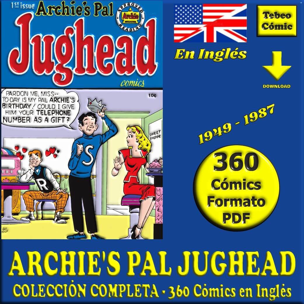 ARCHIE'S PAL JUGHEAD - En Inglés - USA Original - 1949 / 1987 ...