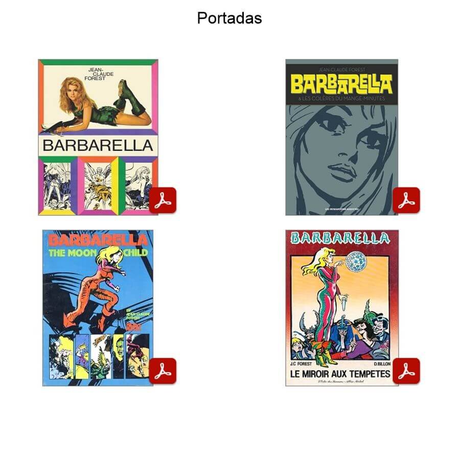 BARBARELLA - 1968 - En Color Y En Español - 4 Libros En Formato PDF ...