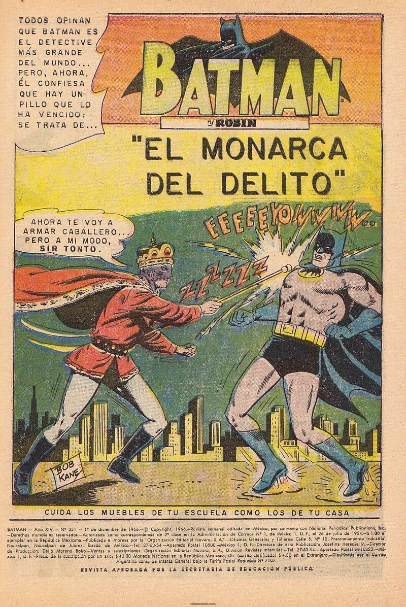 BATMAN - Vol. 4 - 1954 - Novaro - Lote de 100 Tebeos En Formato PDF ...