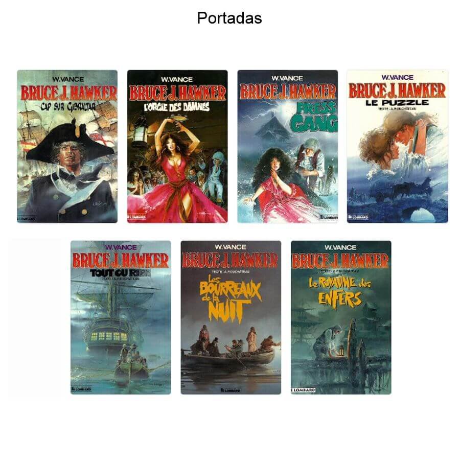 BRUCE J. HAWKER - En Español - 1985 - Colección Completa - 7 Libros En ...