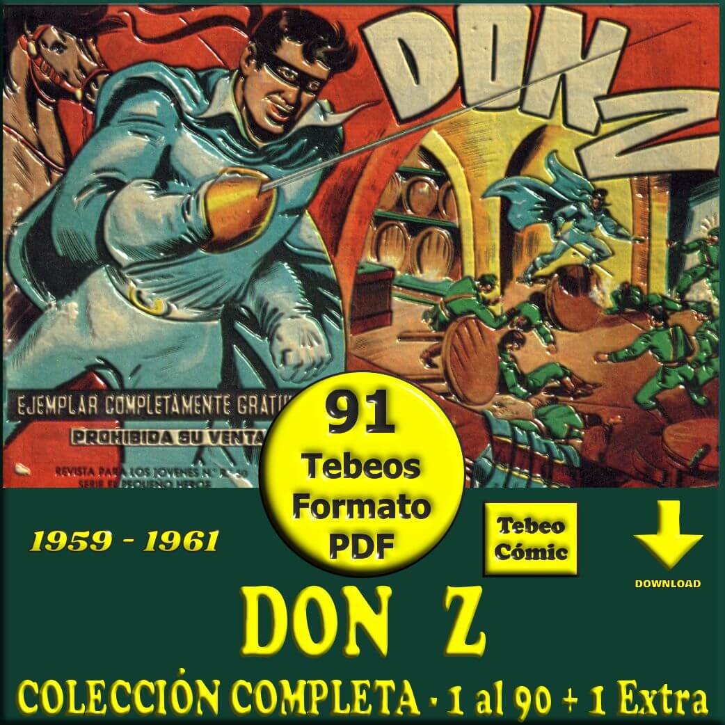 DON Z - 1959 – Colección Completa – 91 Tebeos En Formato PDF - Descarga ...