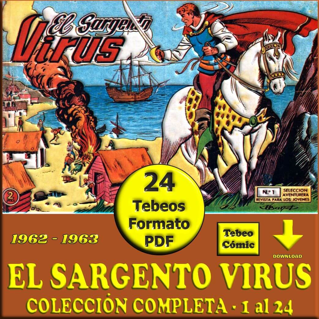 EL SARGENTO VIRUS – 1962 - Colección Completa – 24 Tebeos En Formato ...