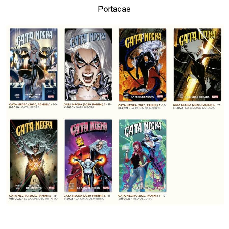 GATA NEGRA - 2020 - Panini - Colección Completa - 7 Libros En Formato ...