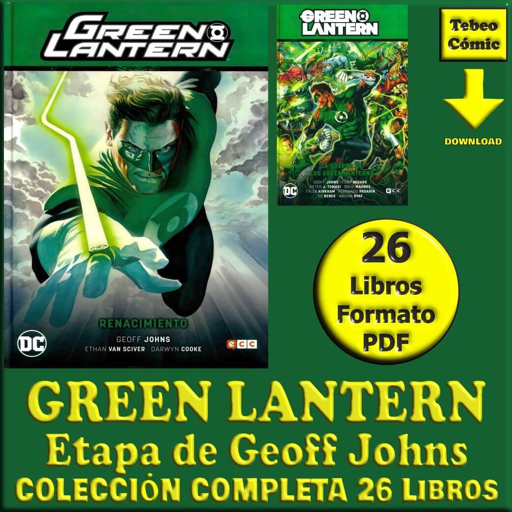 GREEN LANTERN - Etapa De Geoff Johns Completa - Colección De 26 Libros ...