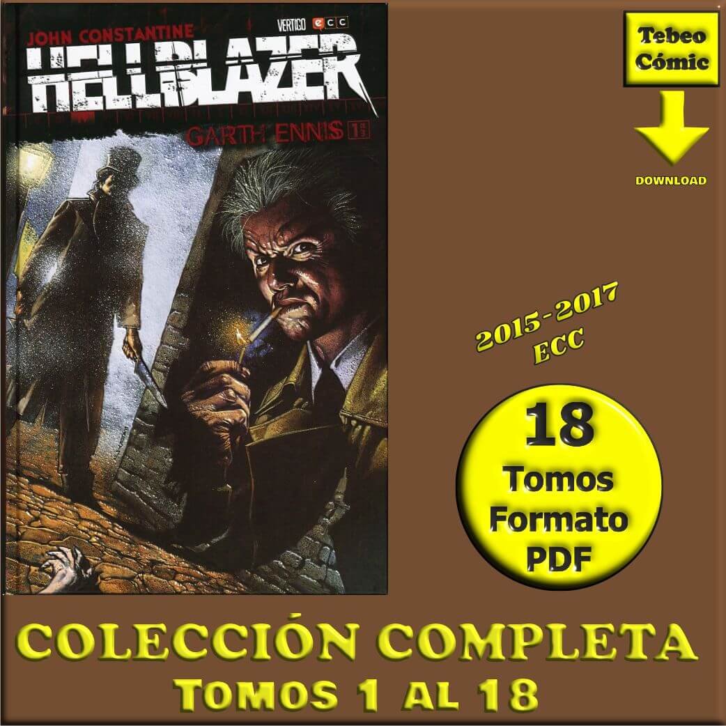 HELLBLAZER - Integral - 2015 – Colección Completa – 18 Tomos En Formato ...