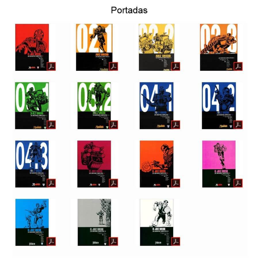 JUEZ DREDD - Los Archivos Completos - 2006 - Colección Completa - 15 ...