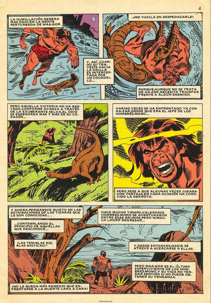 KA-ZAR – 1978 - Colección Completa – 7 Tebeos En Formato PDF - Descarga ...