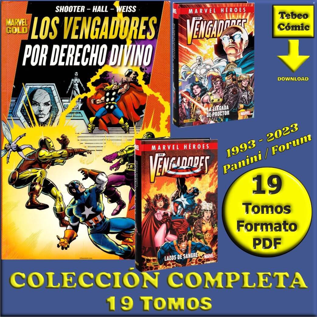 LOS VENGADORES 2 - 1993 - Continuación a OMNIGOLD – Colección Completa ...