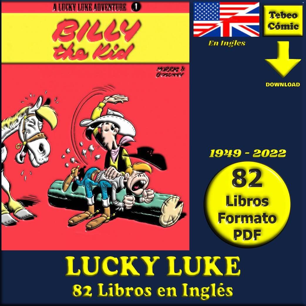 LUCKY LUKE - En Inglés - 1949 / 2022 - Colección Completa - 82 Libros ...