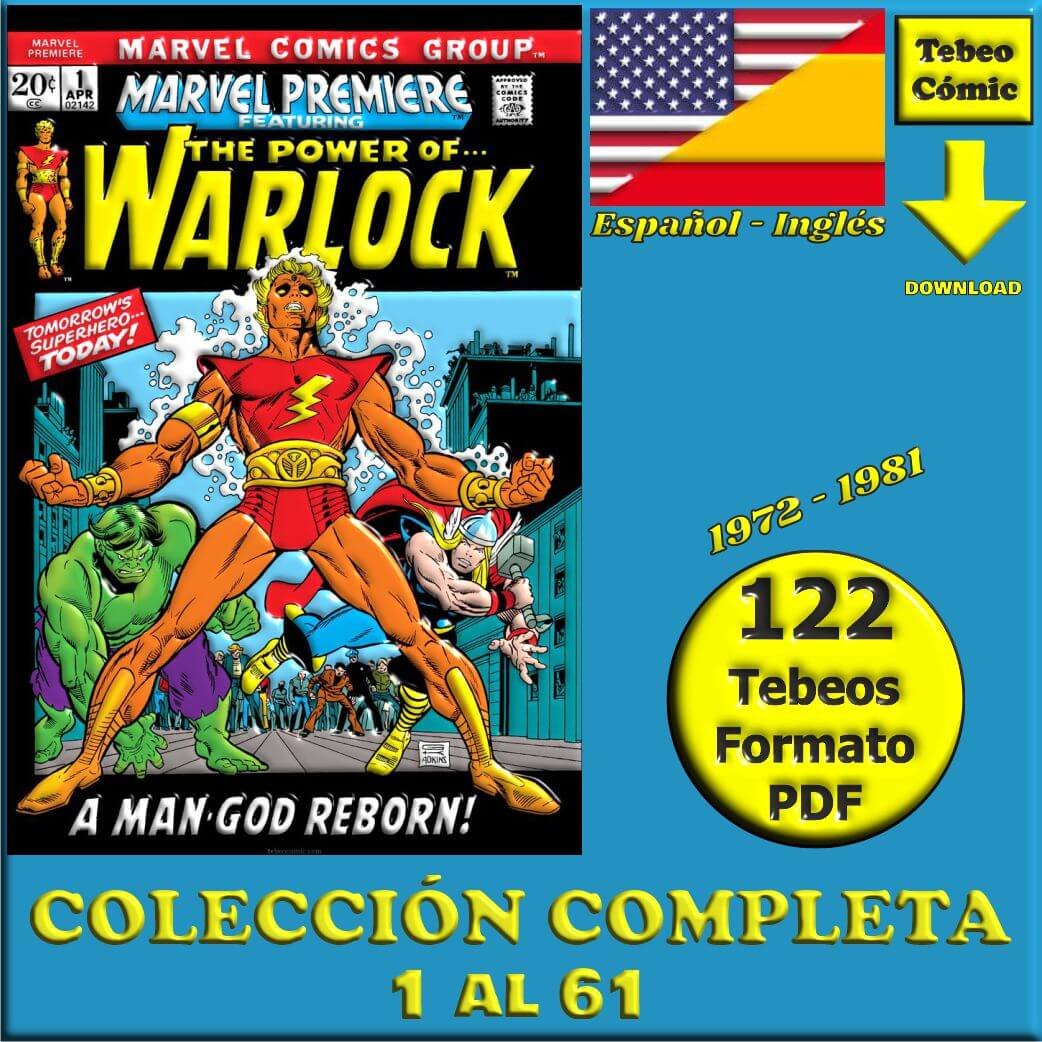MARVEL PREMIERE USA - 1972 - En Español Y En Inglés - Colección ...