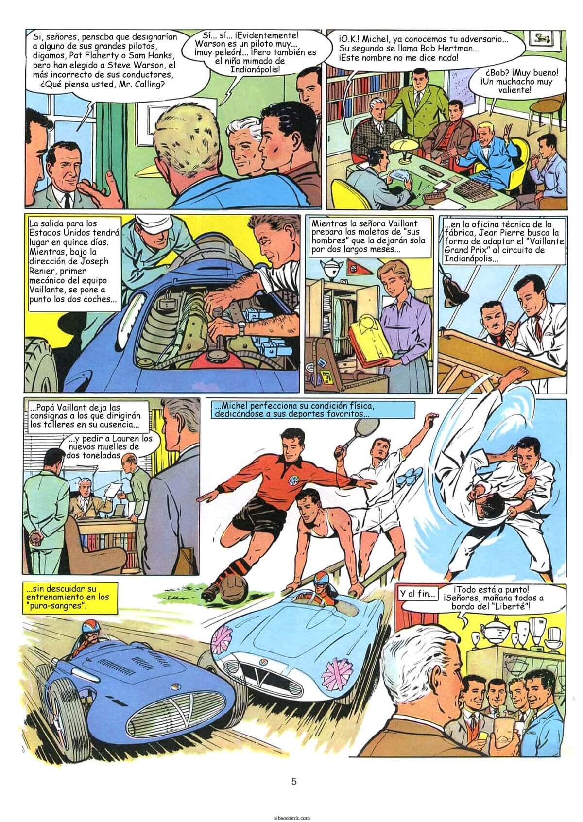 MICHEL VAILLANT - En Español – 1959 - Colección De 40 Libros En Formato ...