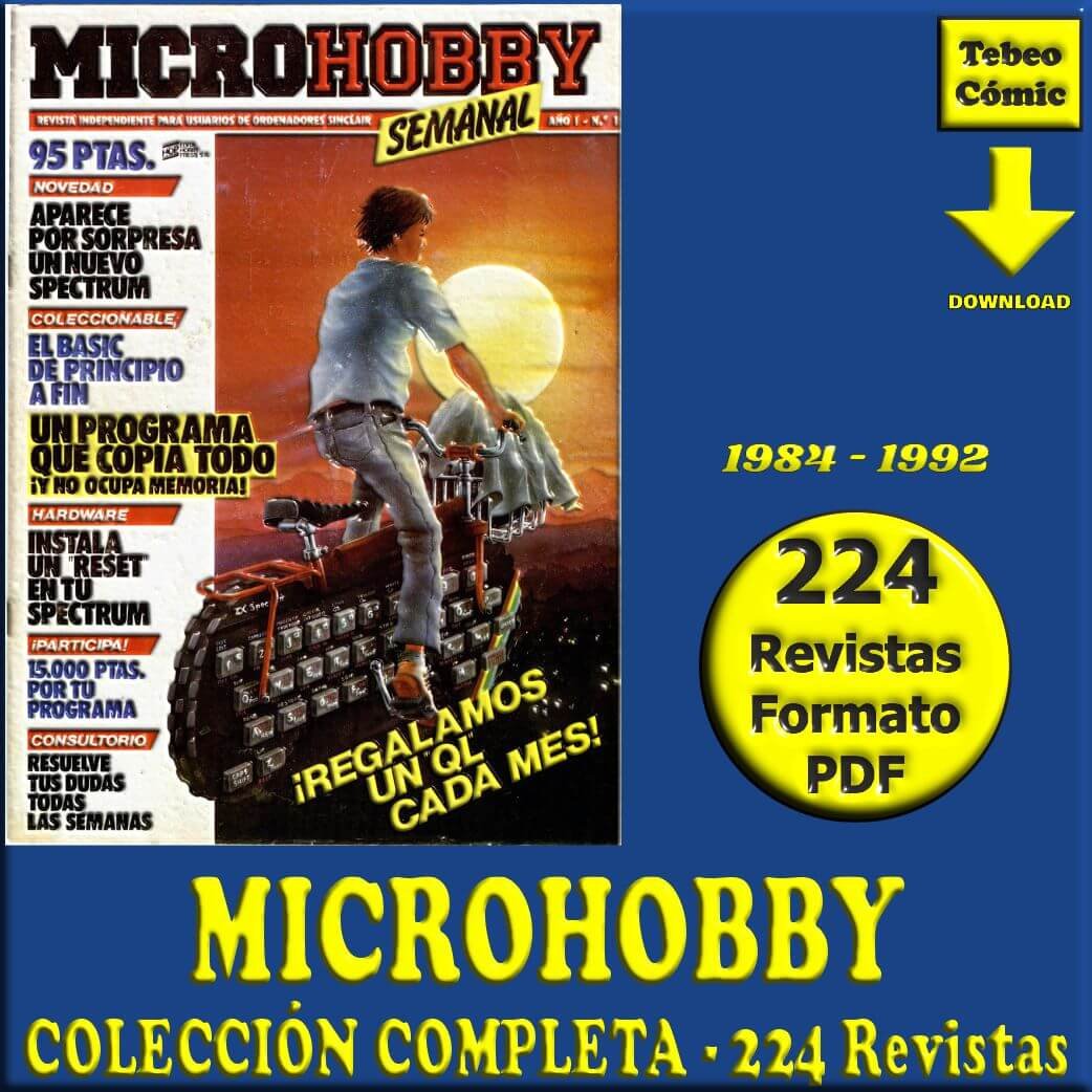 MICROHOBBY - 1984 - Colección Completa - 224 Revistas En Formato PDF - Descarga Inmediata ...