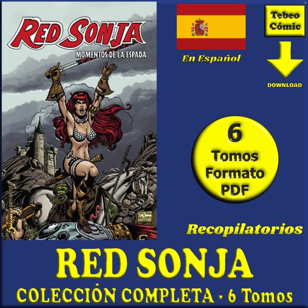 RED SONJA - Recopilatorios Dynamite - En Español - Colección Completa - 6 Tomos En Formato PDF ...