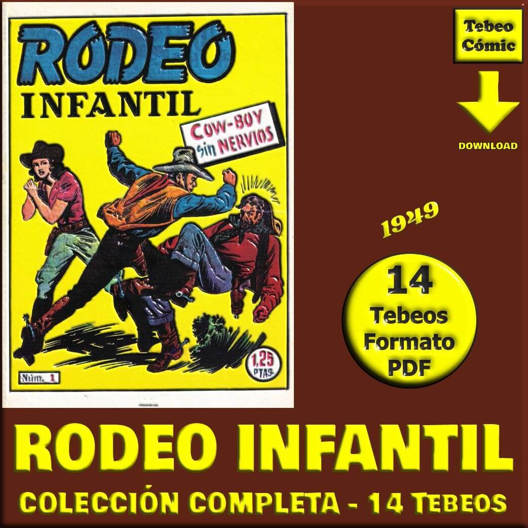 RODEO INFANTIL – 1949 – Colección Completa – 14 Tebeos En Formato PDF ...