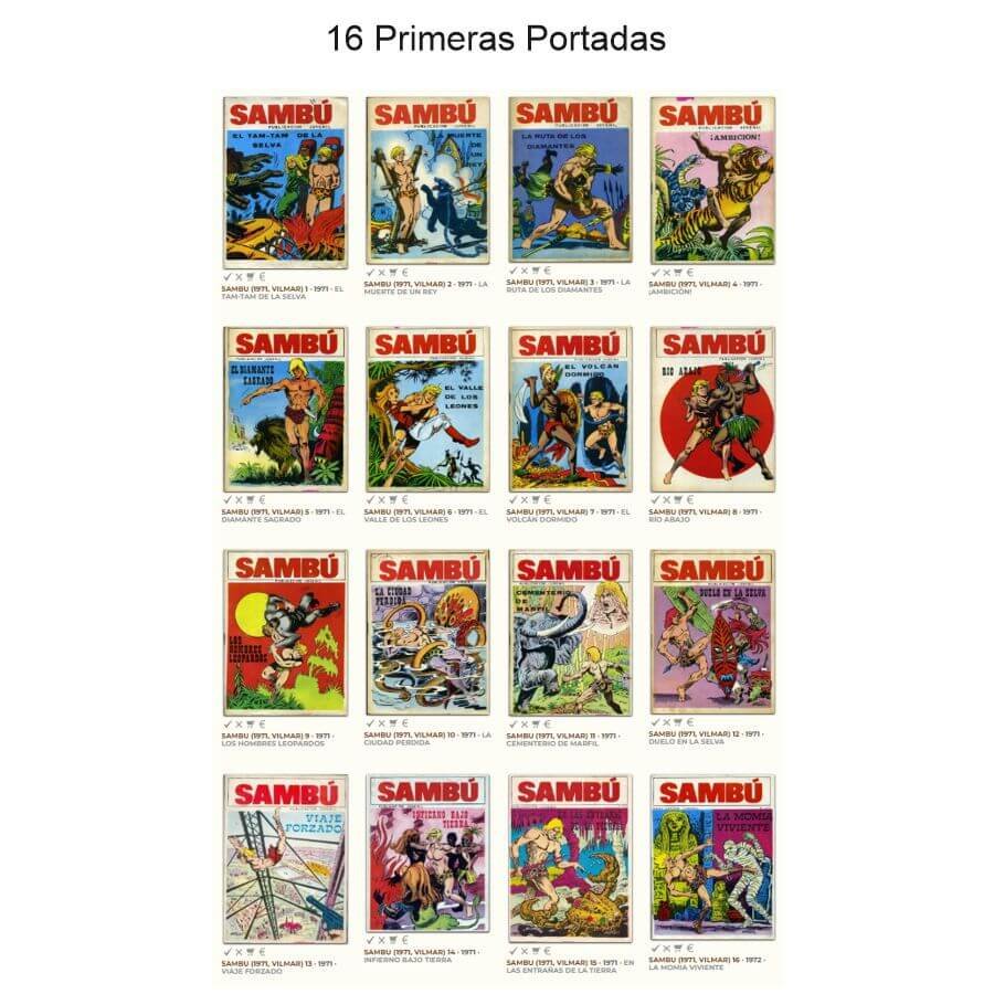 SAMBÚ - 1971 – Colección Completa – 20 Tebeos En Formato PDF - Descarga Inmediata - Comictebeo