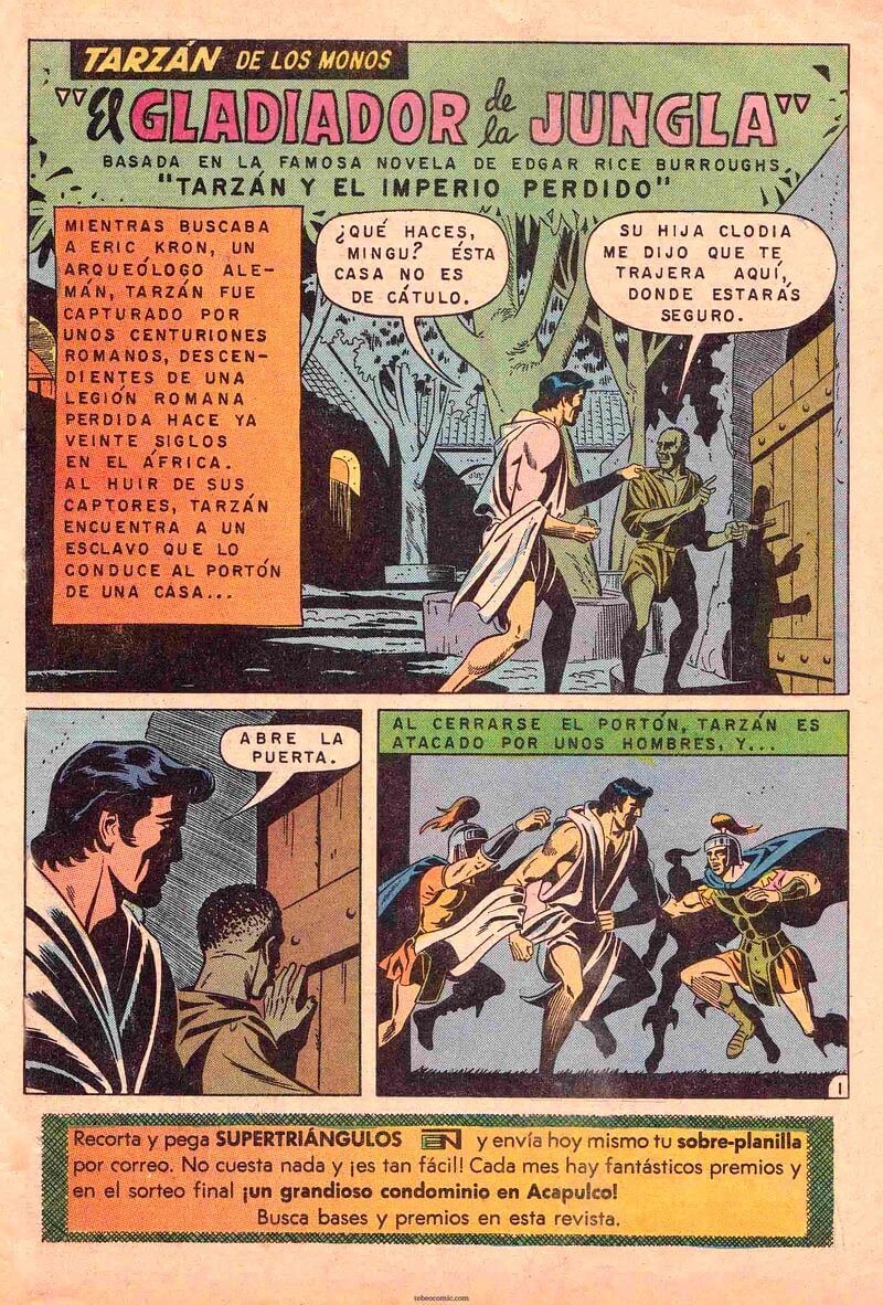 TARZAN - Vol. 3 - 1951 - Novaro - Lote de 100 Tebeos En Formato PDF ...