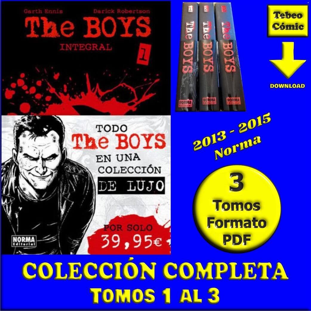 THE BOYS EDICIÓN INTEGRAL - 2013 - Colección Completa – 3 Tomos En ...
