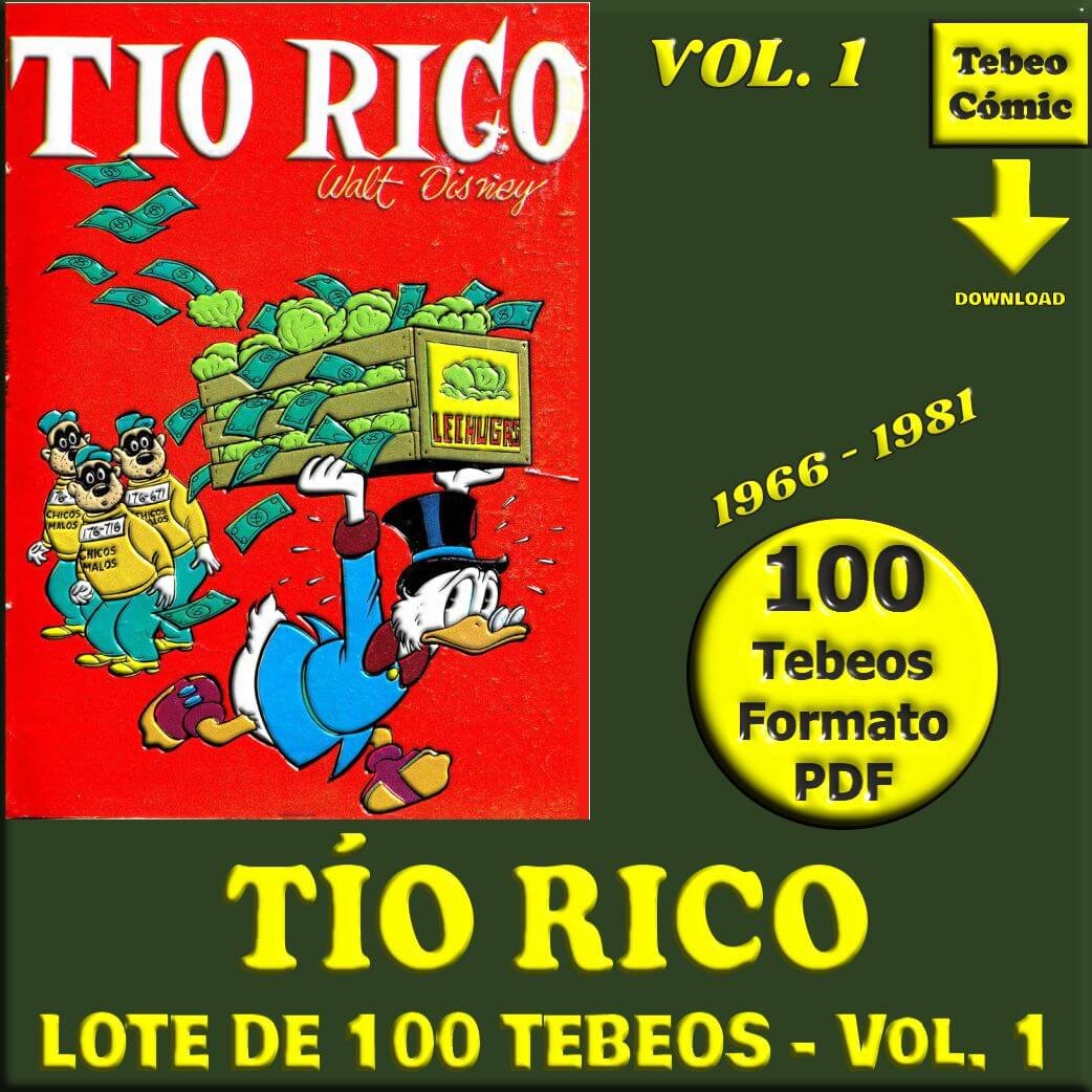 TIO RICO - Vol. 1 - 1966 - Lote de 100 Tebeos En Formato PDF - Descarga ...