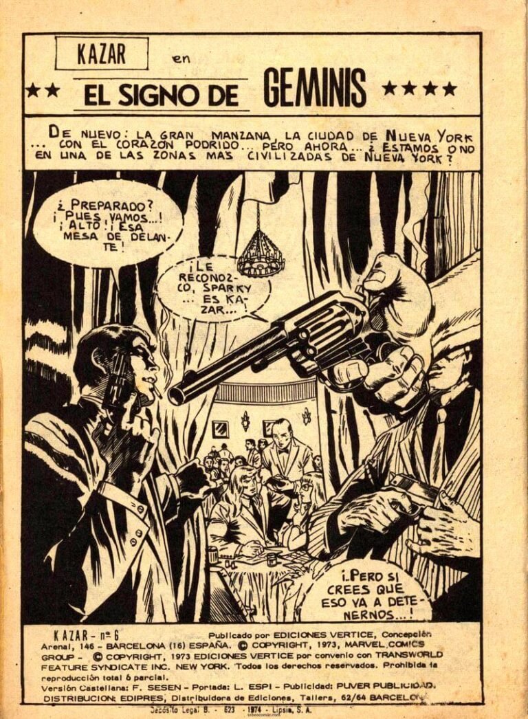 KA-ZAR - EL REY DE LA JUNGLA – 1973 - Vértice - Colección Completa – 8 Libros En Formato PDF ...